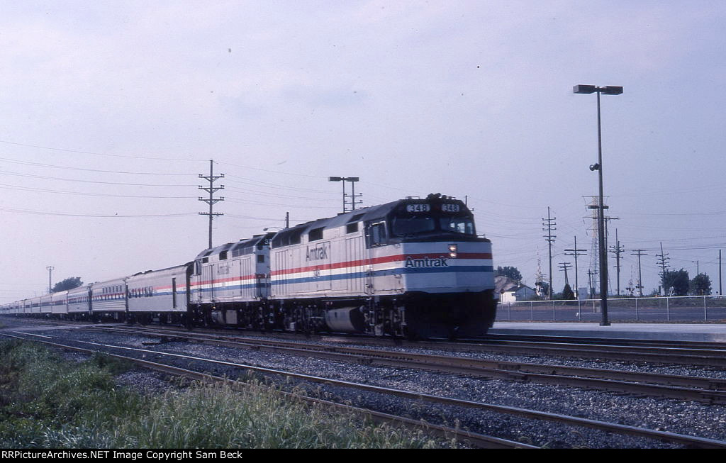 AMTK 348 on #48--The Lake Shore Limited